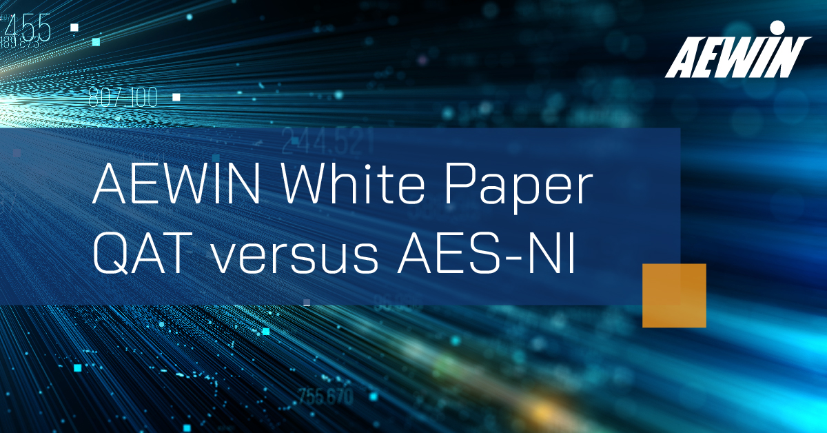 QAT versus AES-NI - AEWIN